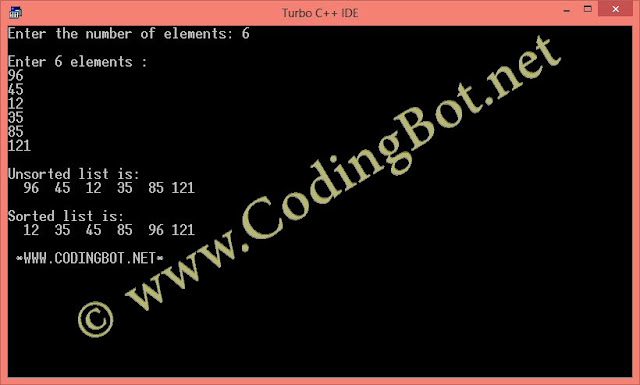 Shell Sort C Code And Algorithm Coding Bot