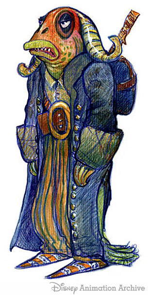 Living Lines Library: Treasure Planet (2002) - Character Design