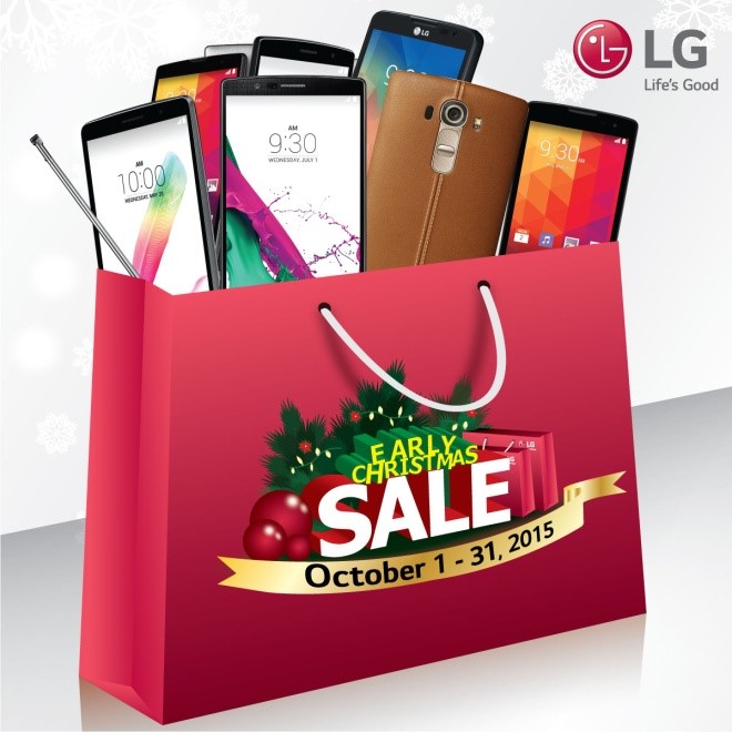 [SALE ALERT] Celebrate Christmas Early with LG Smartphone Sale!