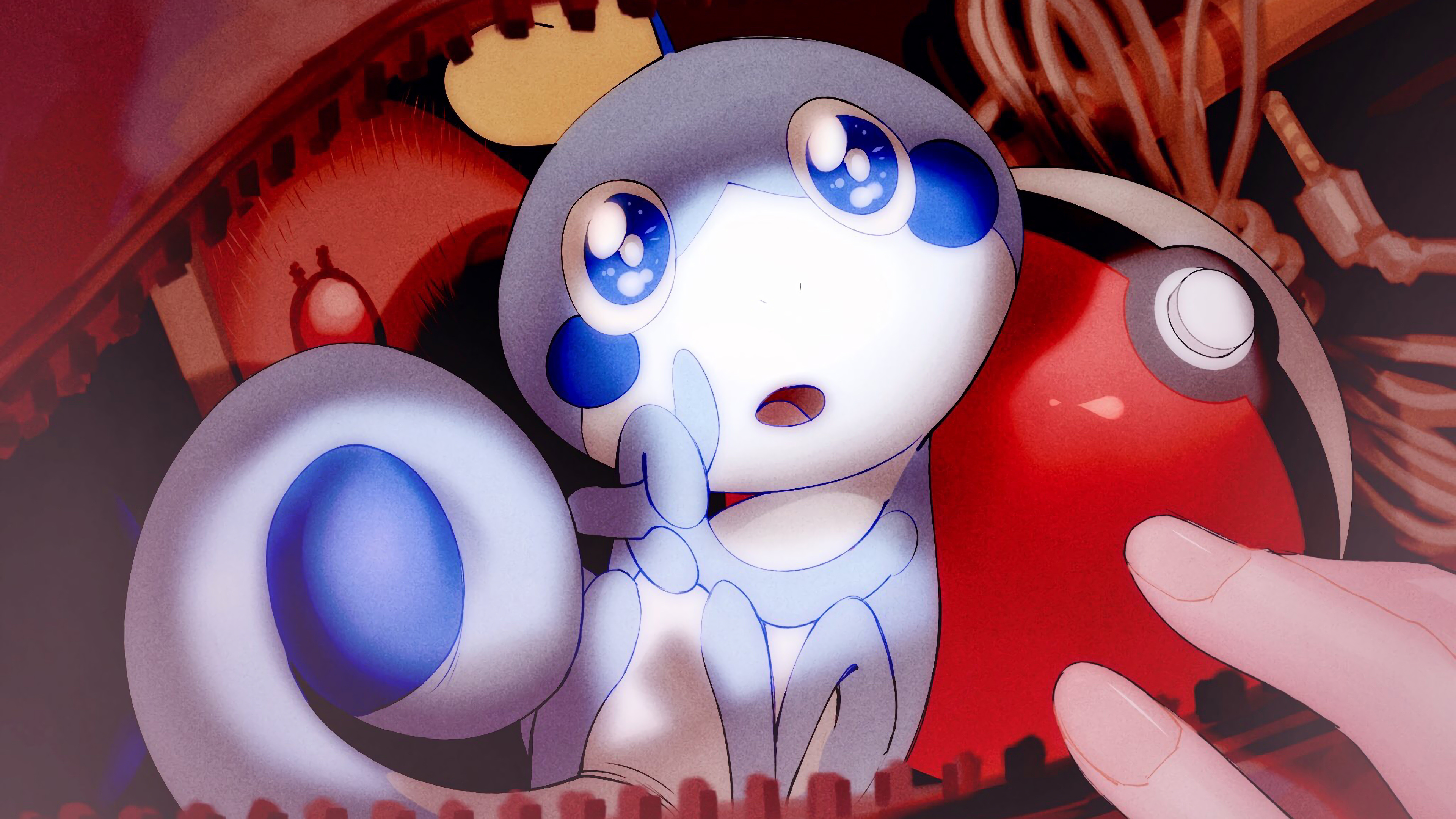 Sobble, Pokeball, Pokemon Sword and Shield, 4K, #69 Wallpaper iPhone Phone