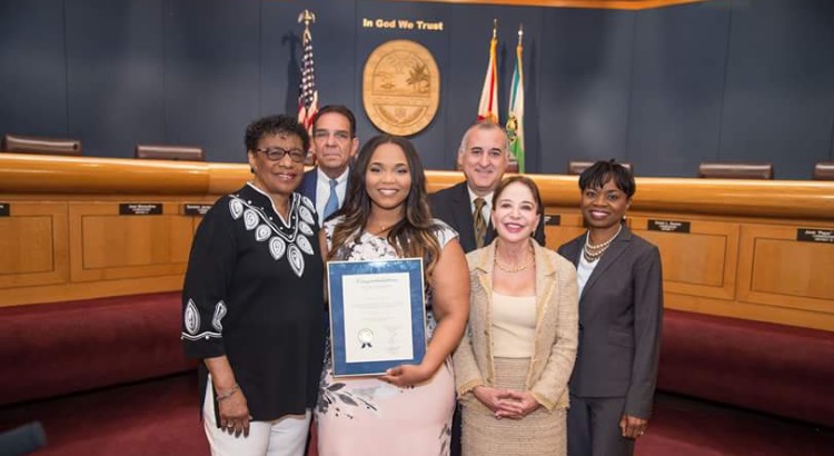 St. Thomas Law Student Honored by Dade County Commission - News