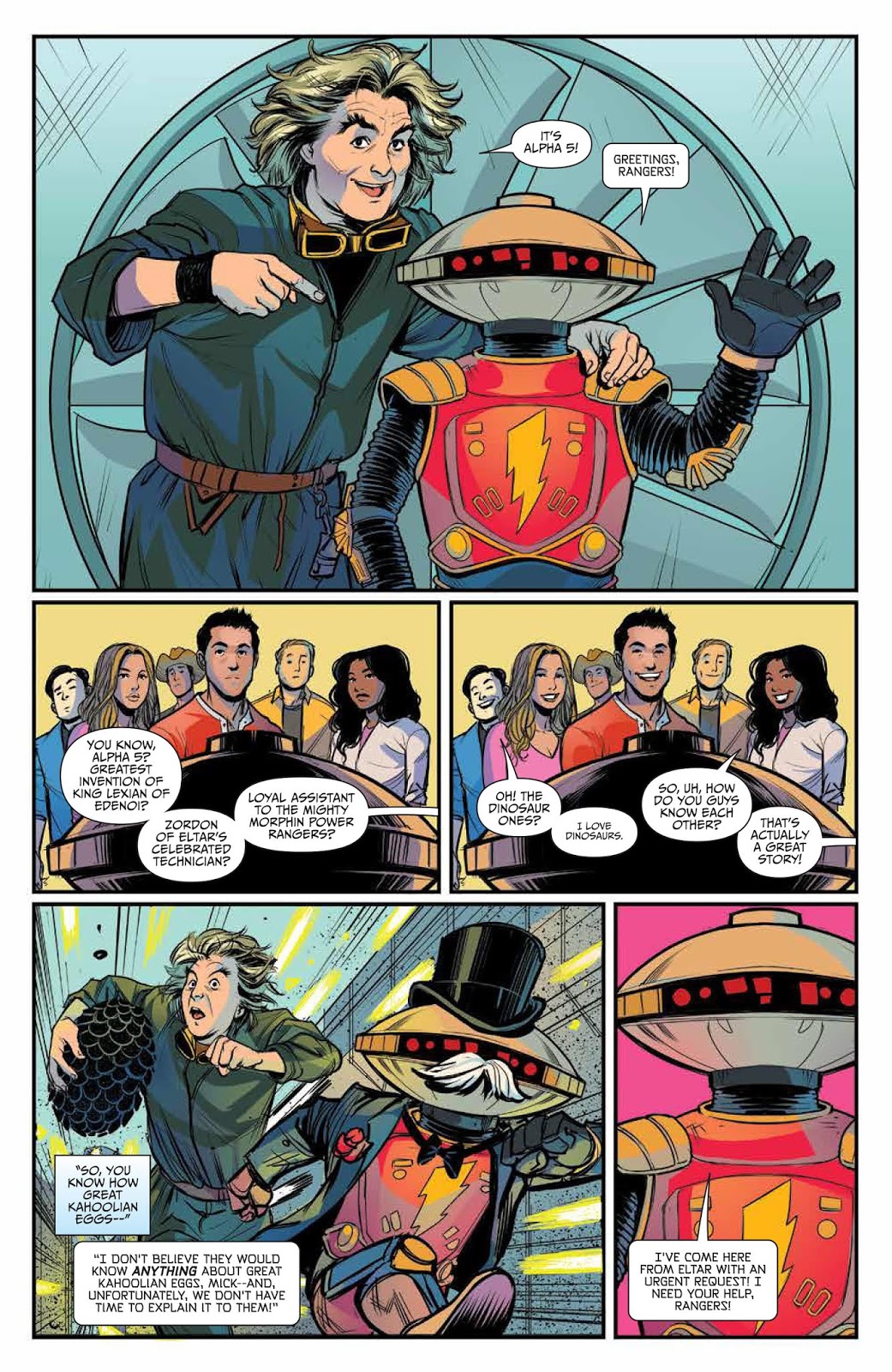 Comic Frontline: BOOM! Studios Preview Mighty Morphin Power Rangers ...