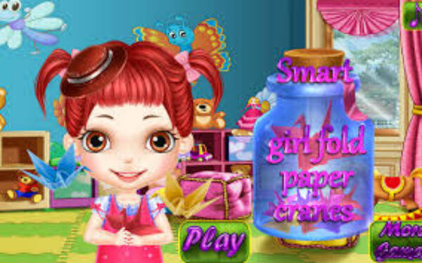 Smart Girl Fold Paper Cranes | Friv - Game For Girl