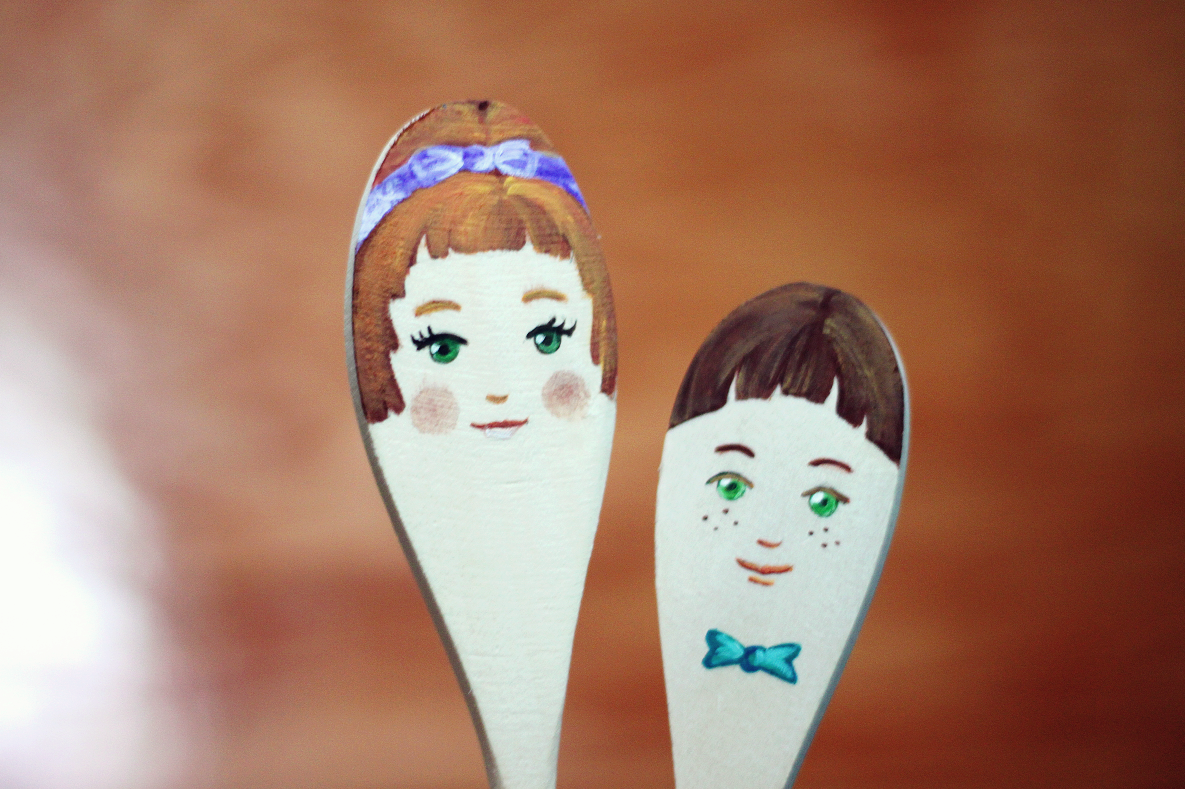 bedtime tales: Wooden Spoon Puppets