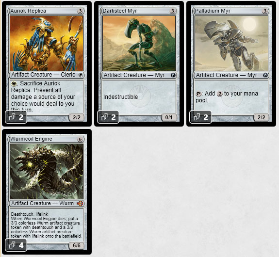 Magic the Gathering Adventures: Scars of Mirrodin Block Online Deck 1 ...