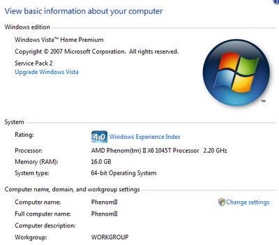 Leslie Ruo's Blog: Upgrading to Windows Vista Home Premium 64-bit
