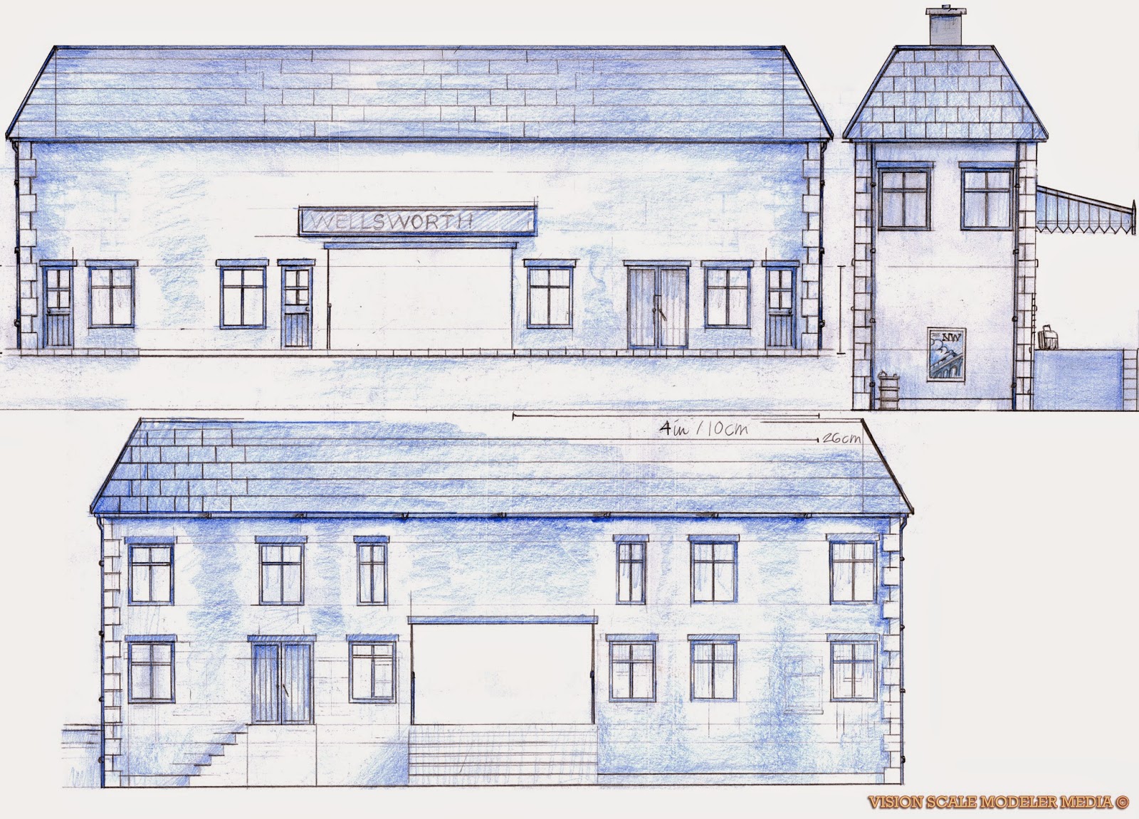 SodorModelRailroading: Blueprints: Wellsworth Station