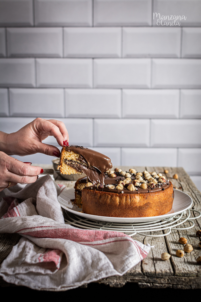 Manzana&Canela: Pastel de Nutella. Receta muy fácil.