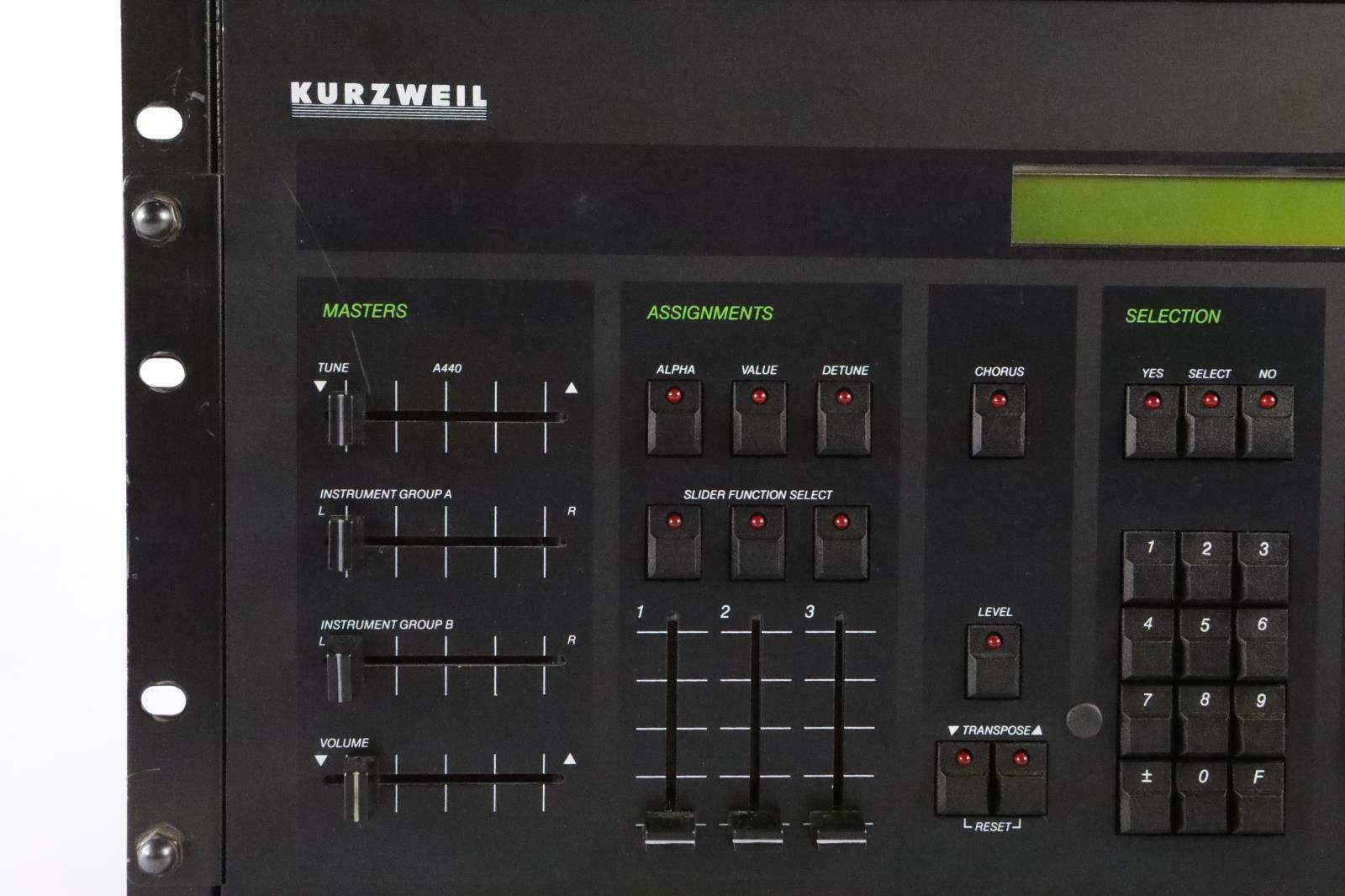 MATRIXSYNTH: Kurzweil KMS 250 RMX Rackmount Synthesizer SN 87120324