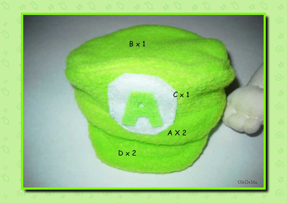 Super Mario Characters turned into Plush + Pattern