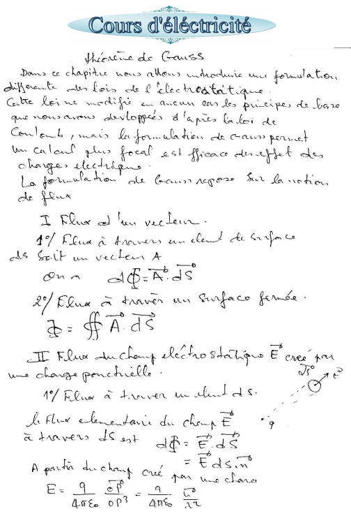 éléctricité 1 Cours complet smpc s2 | SMC