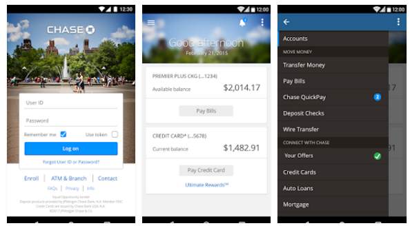 Chase Mobile Banking Apps - Youth Apps