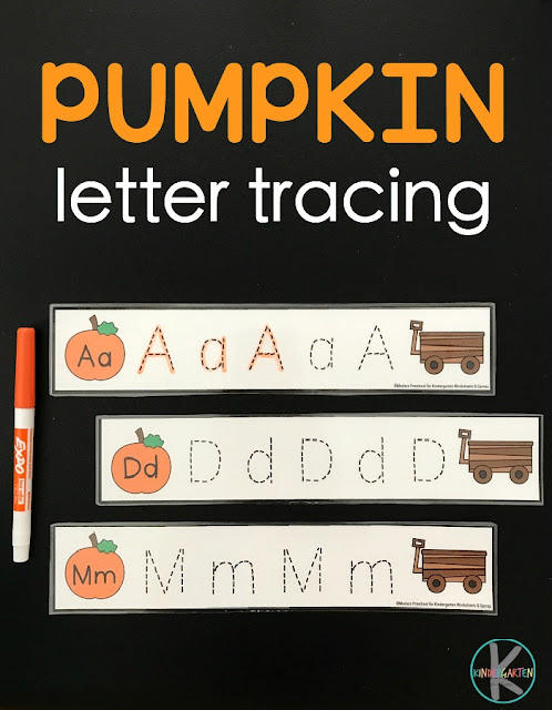 Free Pumpkin Letter Tracing