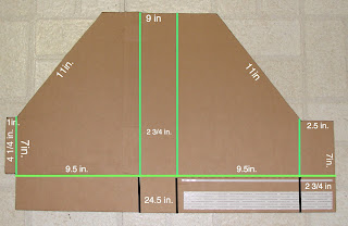 Someday Crafts: Magazine Holder Measurements