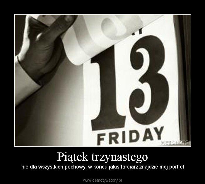 róże, fiołki i aniołki - decoupage: Piątek Trzynastego