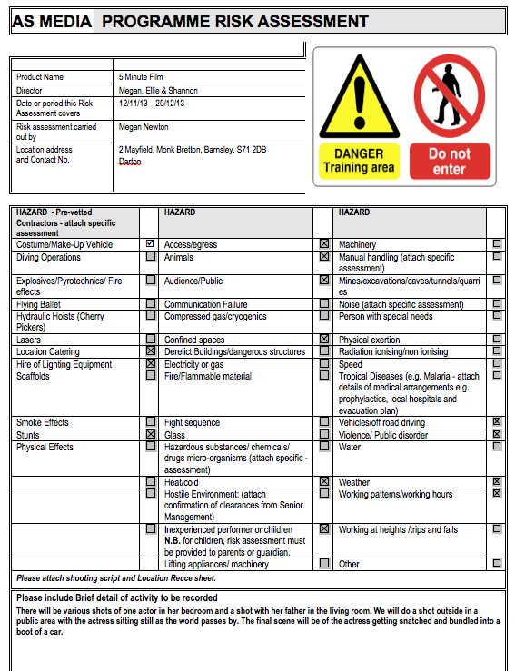 EMS: Risk Assessment