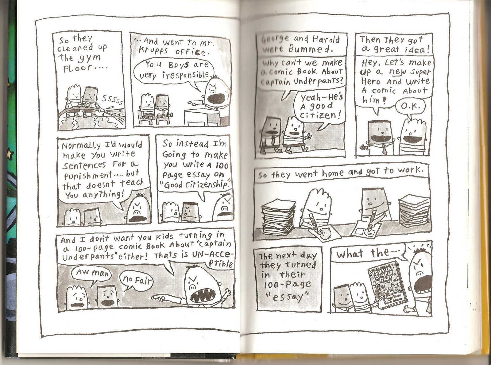 Jason's Book Review: Summary of The Adventures Of Super Diaper Baby