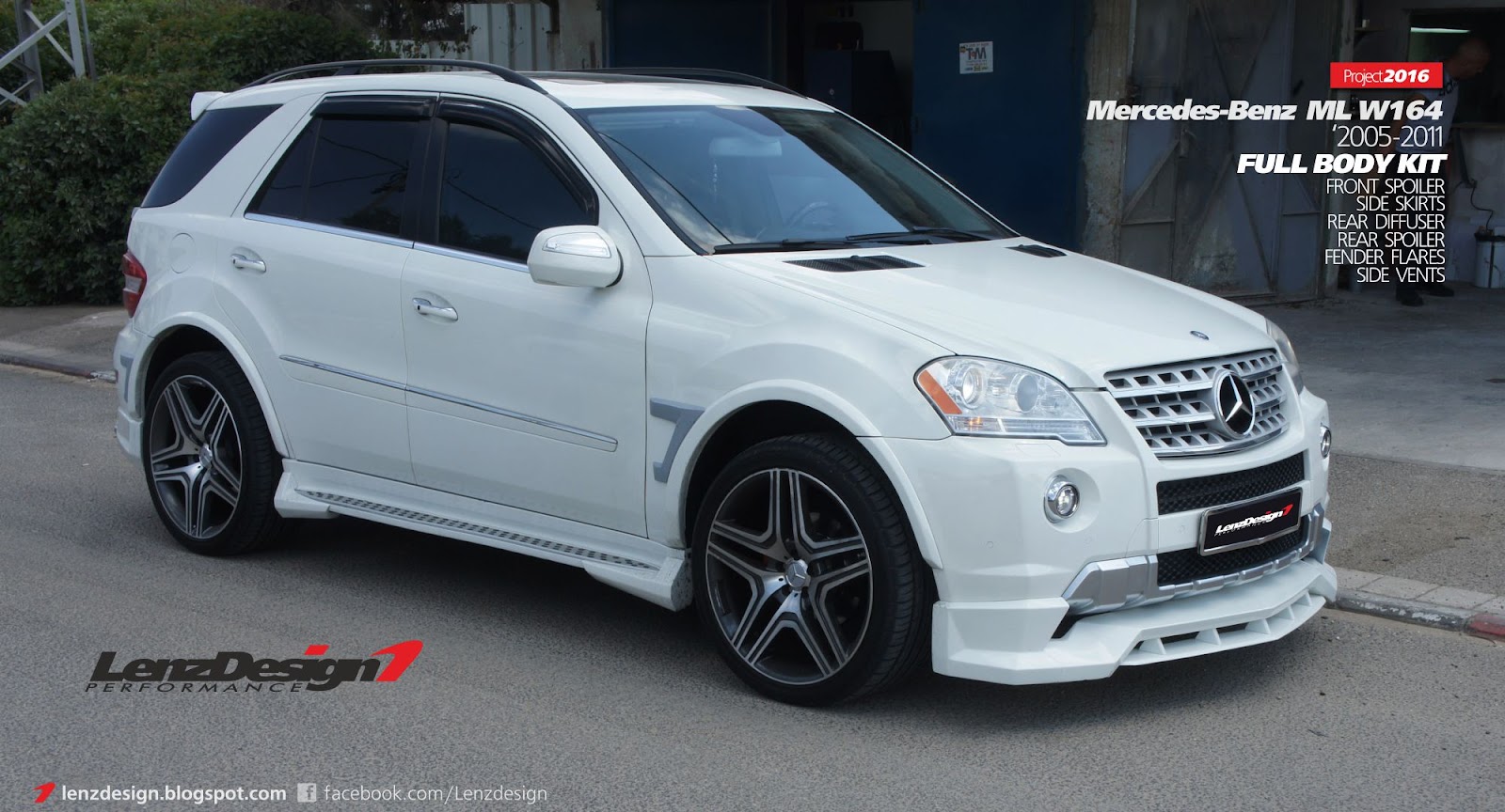 Mercedes-Benz ML W164 Lenzdesign Bodykit & Spoilers
