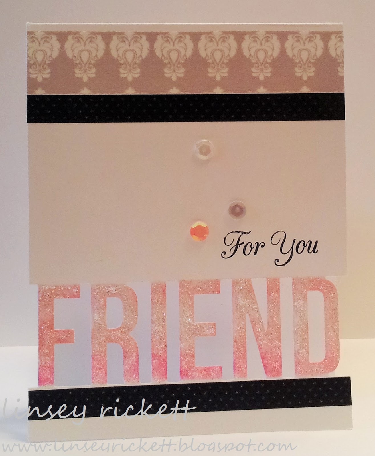 Linsey's Crafty Blog: Sparkle, Friend!