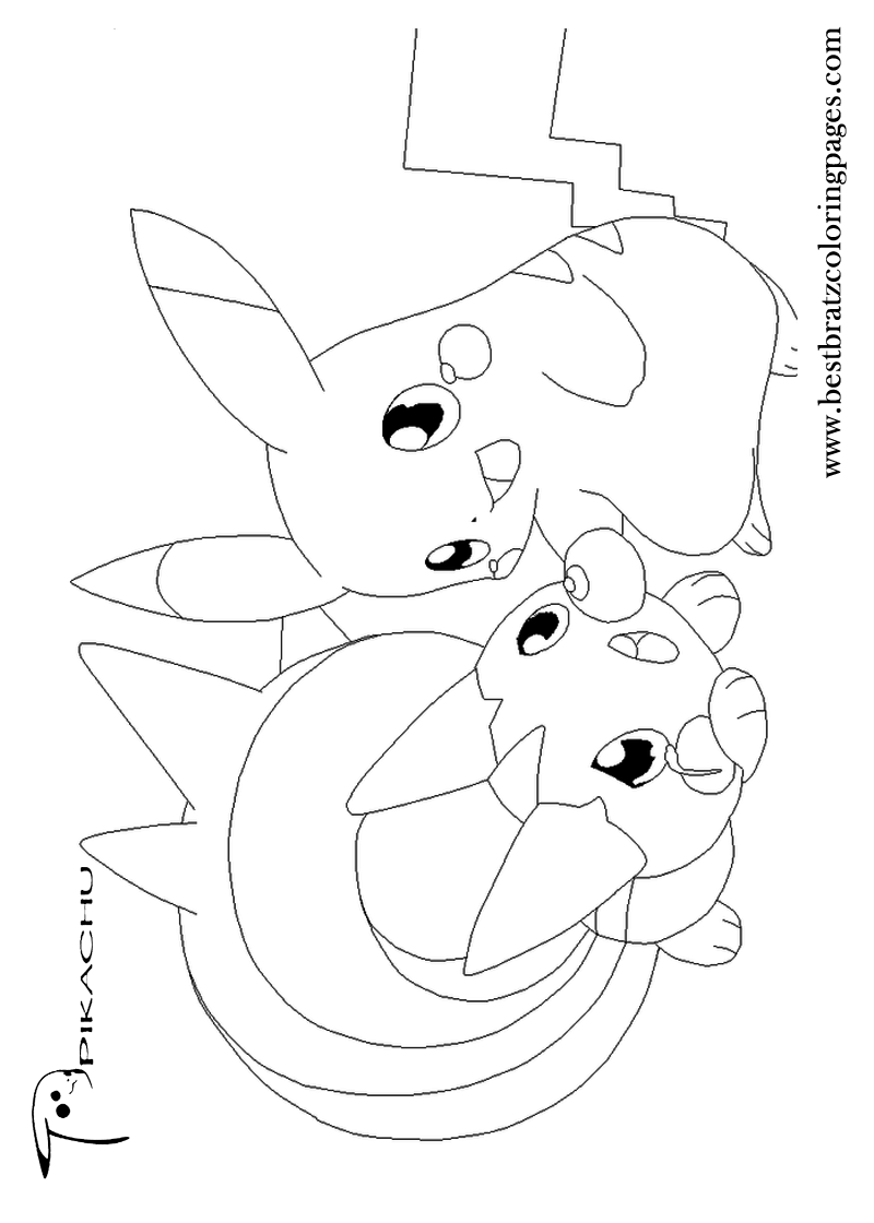 Pikachu Coloring Pages