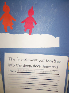 Mrs. Wood's Kindergarten Class: The Snowy Day Sensory Details and Writing