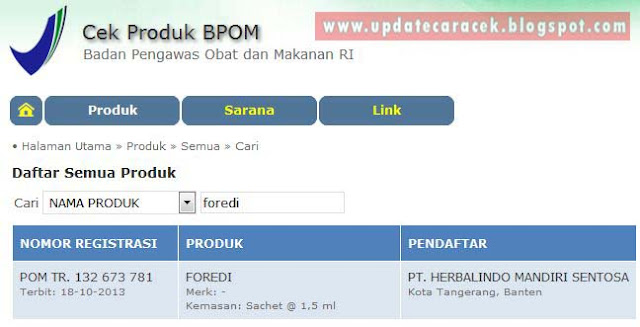 Cara Cek Produk Di BPOM Dengan Mudah - Cara Ngecek