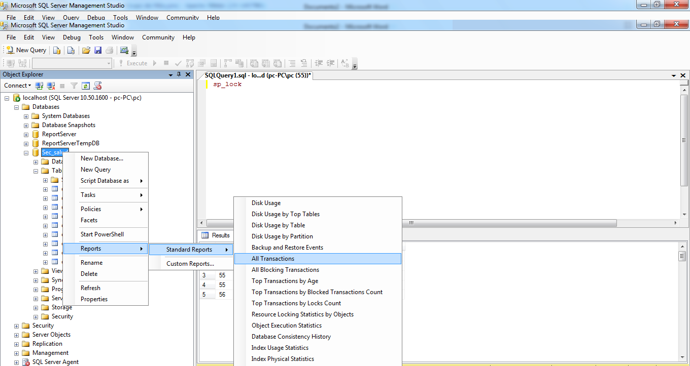 Manejo De Transacciones: Manejo De Transacciones, Bloqueos, Control de ...