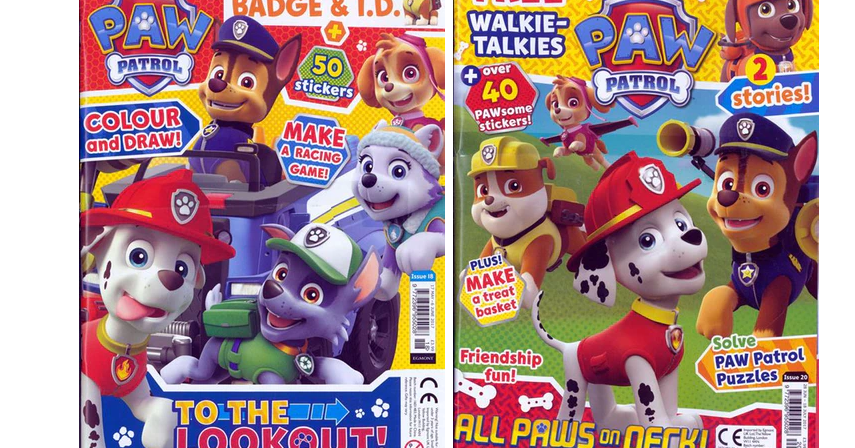 1 Year Paw Patrol Magazine Subscription $12.99 (Reg $36.97) - HEAVENLY ...