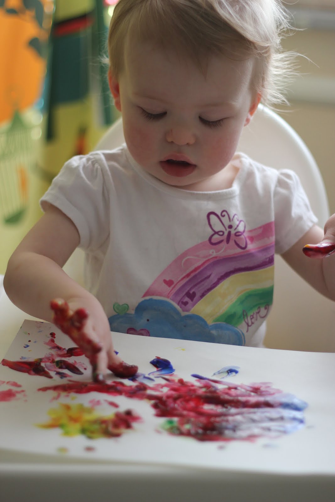 Bees Baby: Finger Painting