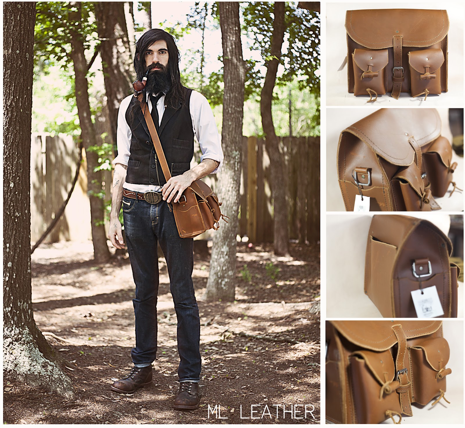 The Leather Nomad: Travel Bag 001 - A blend of Gentleman with Adventurer