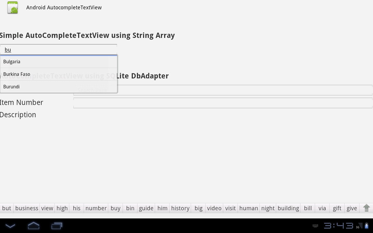 Programmers Sample Guide Android Autocompletetextview Cursoradapter