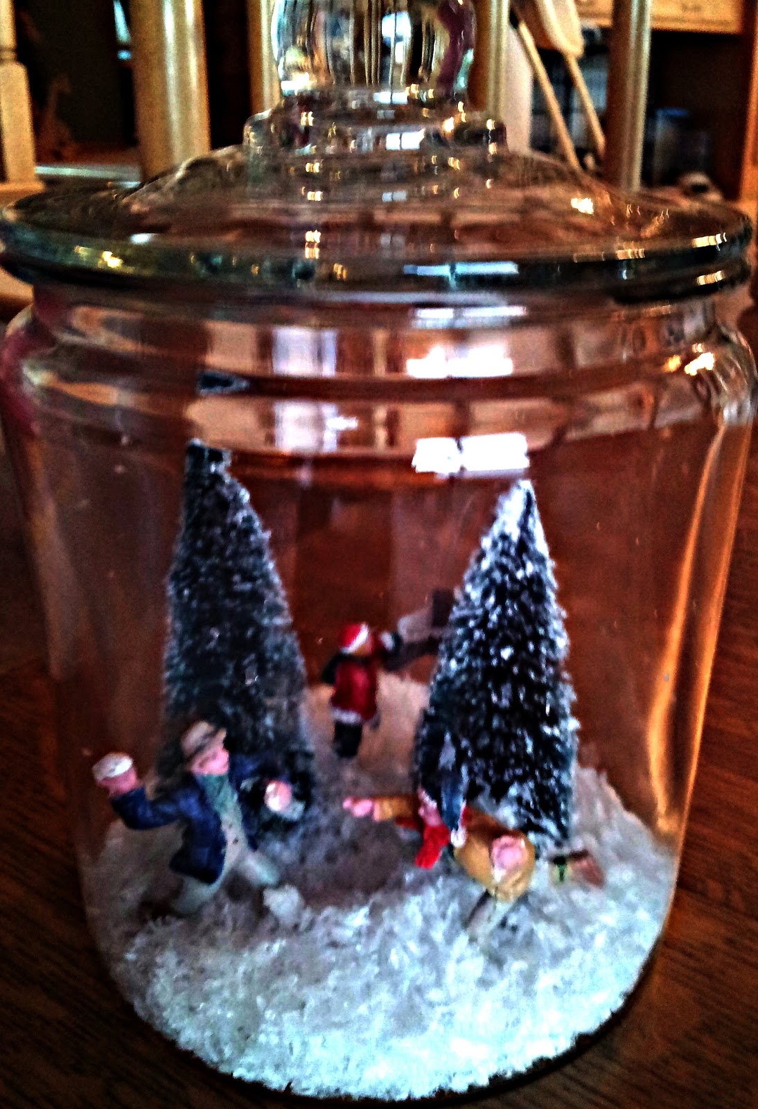 Simply DIY Winter Scene In A Jar