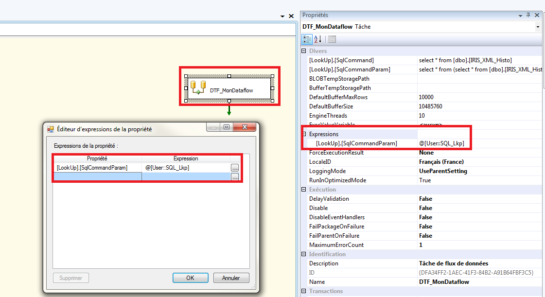 Business Intelligence Made By Sql Server Ssis Lookup Avec Variable