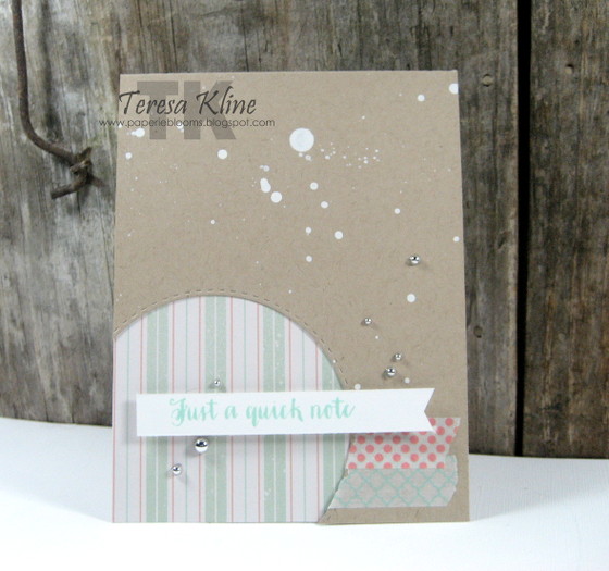 paperie blooms: Just A Quick Note