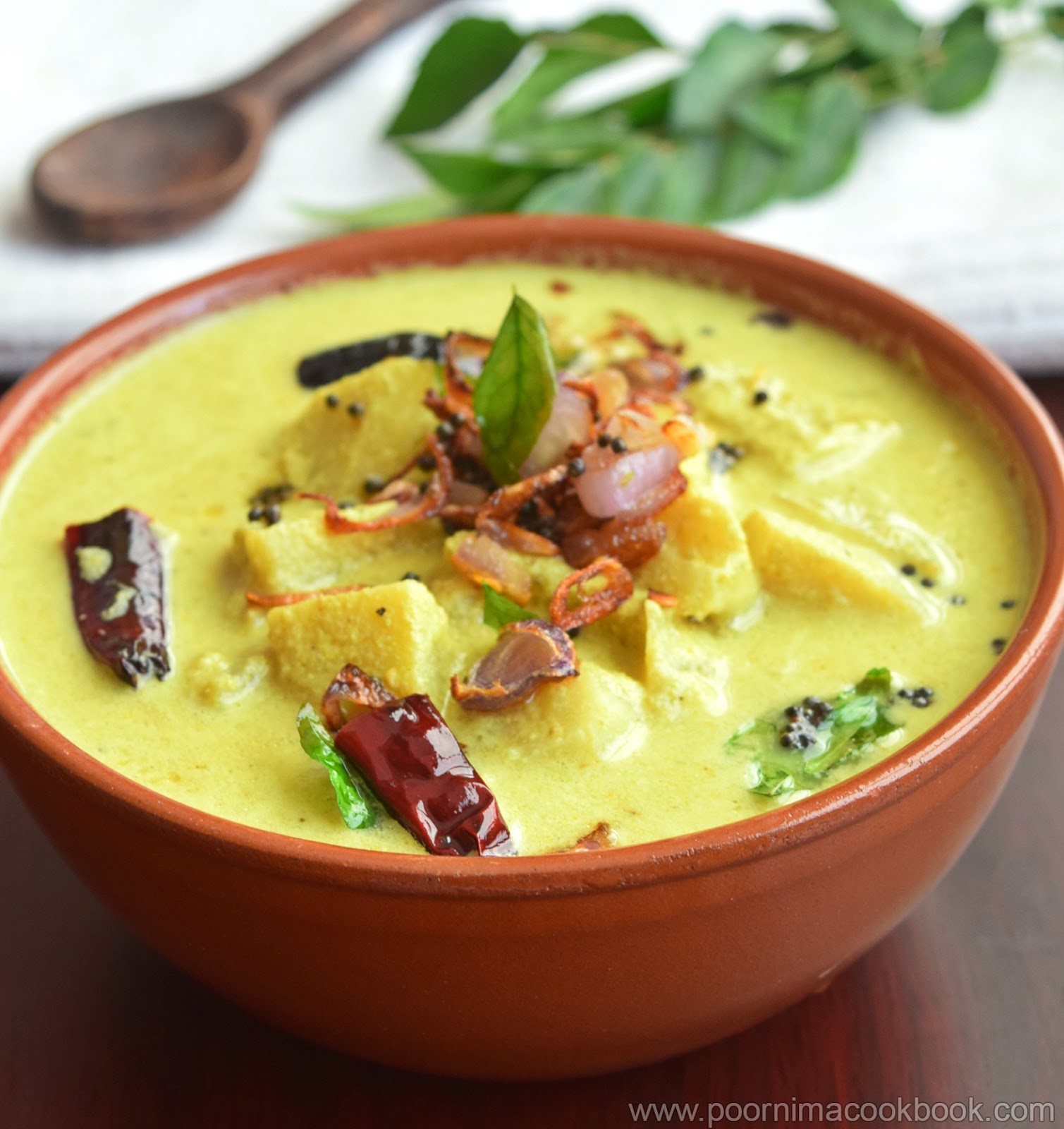 Poornima's Cook Book: Kalan / Kaalan (Plantain cooked in Yogurt based ...