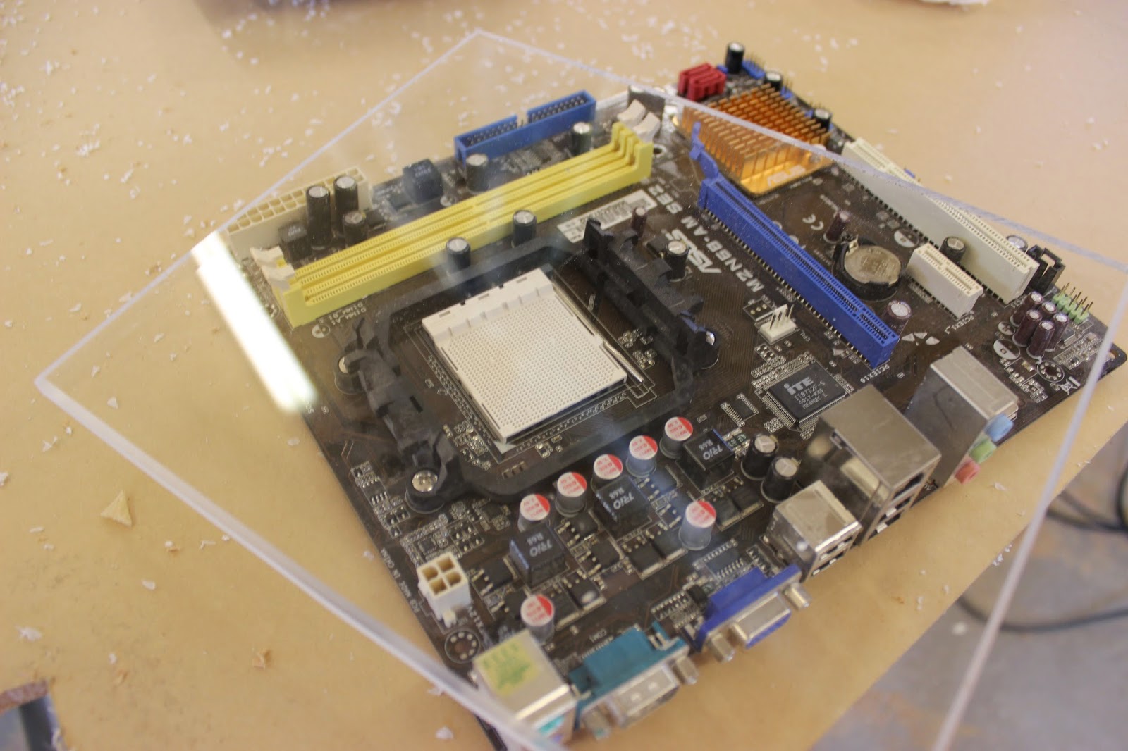 DIY Desktop Computer Part 2 - Motherboard Mod Cover ~ Clark's Workshop