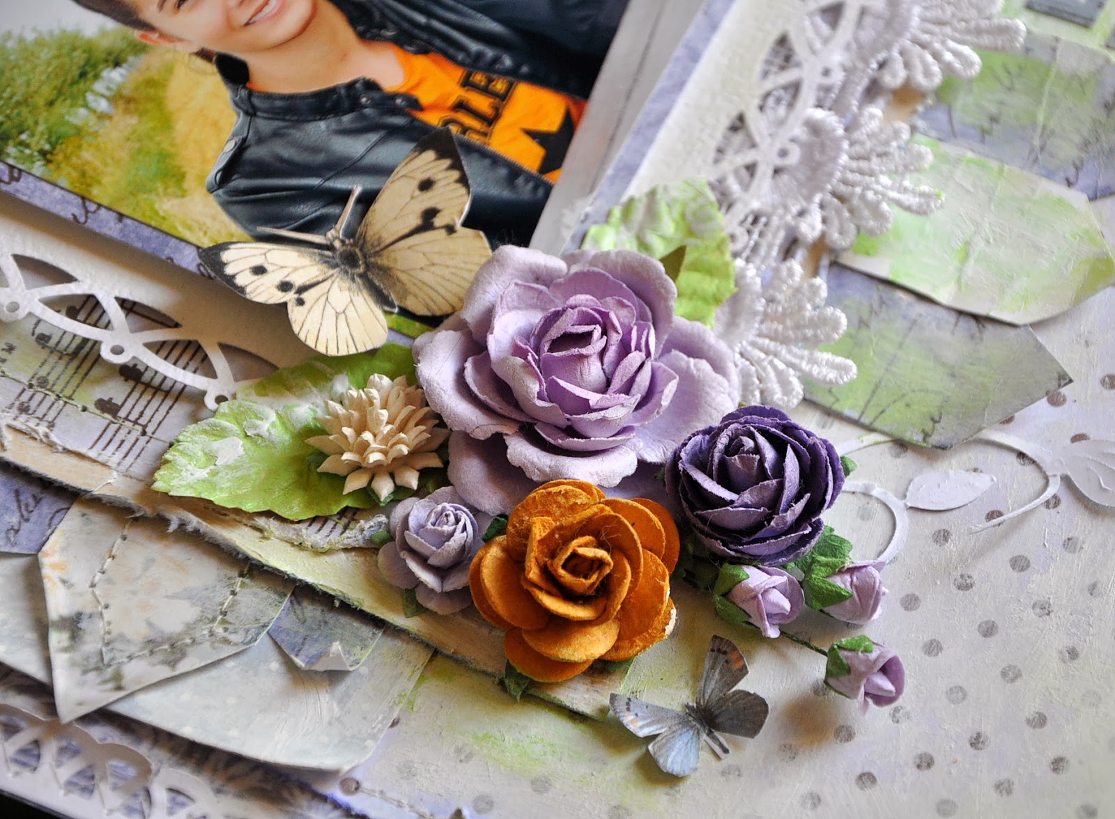 inkido: '3 is Definitely Company' using Beautiful Memories collections.