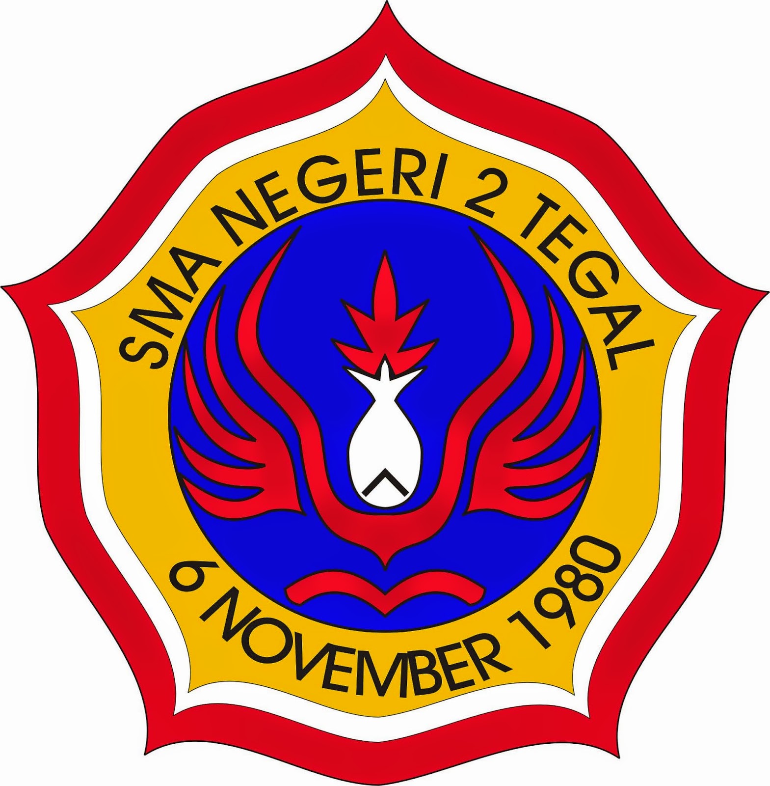 UPTD SMA 2 Tegal: makna Logo SMA 2 Tegal