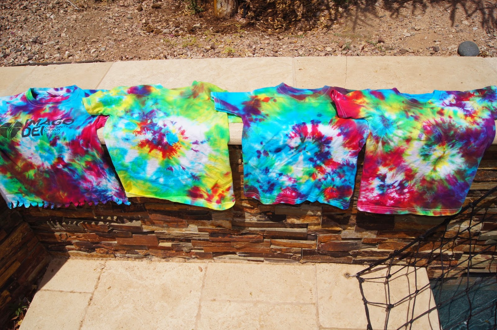 A Worthy Journey: Beating the Heat, Our Summer Fun... Tye Dye!
