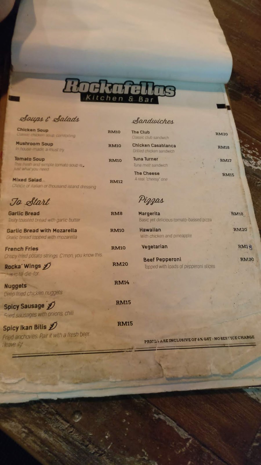 It's About Food!!: Rockafellas Kitchen & Bar @ Chulia Street