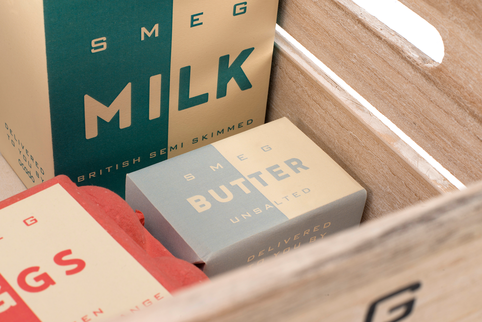 Smeg x Ocado Colour Coded Packaging (Student Project) on Packaging of ...