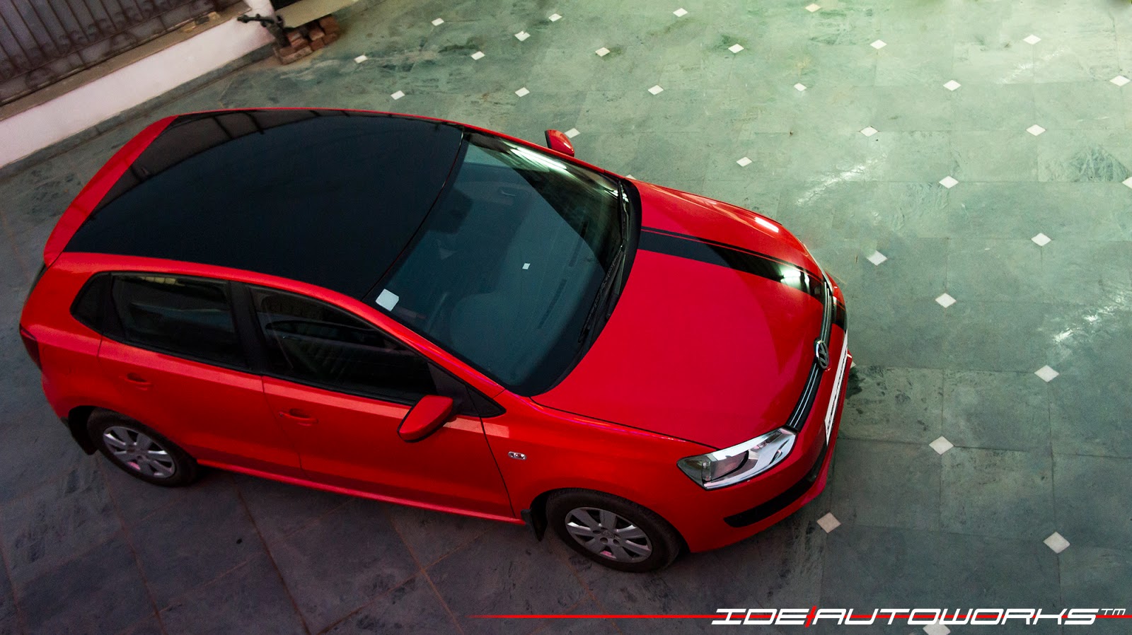 VW Polo with Racing Stripes | IDE Autoworks