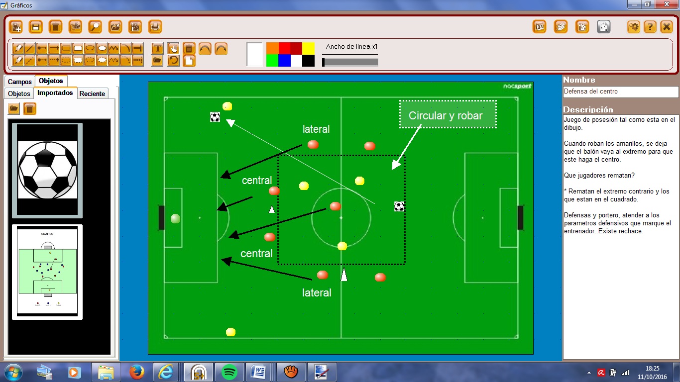 Entrenamientos de futbol, COMPARTO información...: Defensa del centro ...