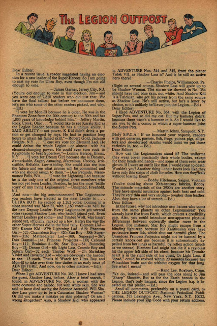 Days of Adventure: Adventure Comics # 368, May, 1968