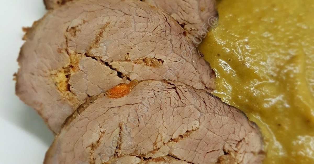 Cocina Basica y Fresca: PUNTA DE SOLOMILLO RELLENA CON CREMA DE SETAS CBF@