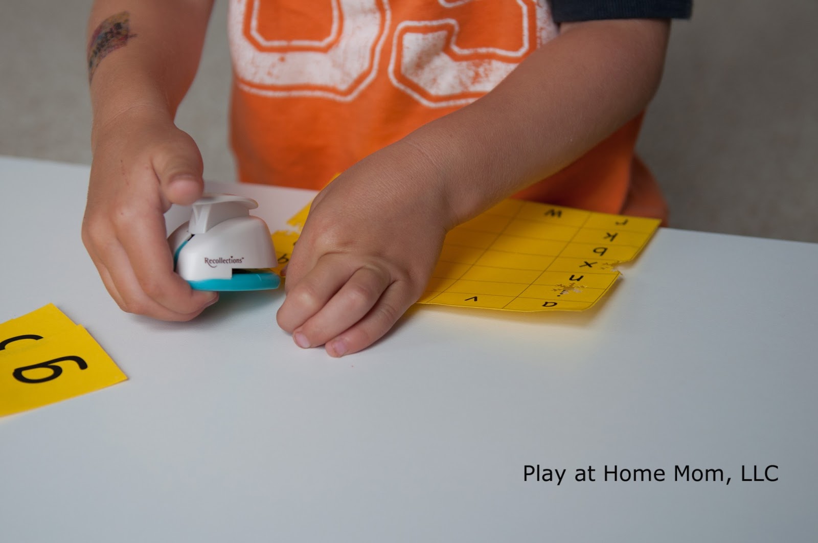 Play At Home Mom LLC: Hole Punch Letters