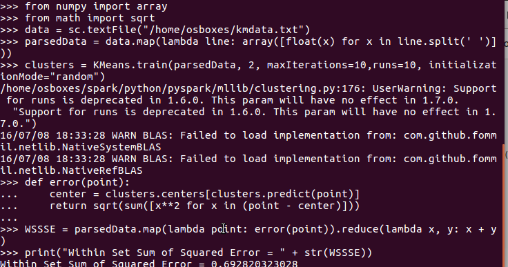 Analytics Classroom: Machine Learning With Spark and Python