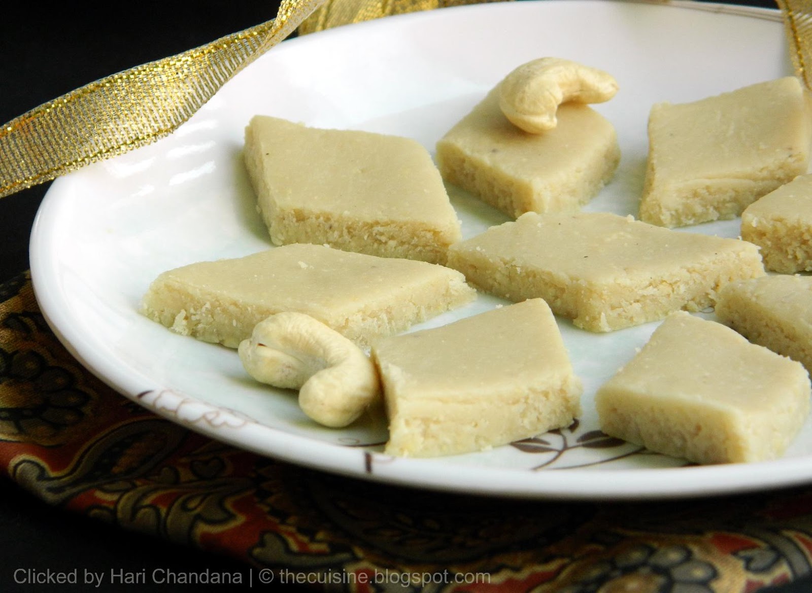 Blend with Spices: Kaju Katli ~ Cashew Burfi Recipe