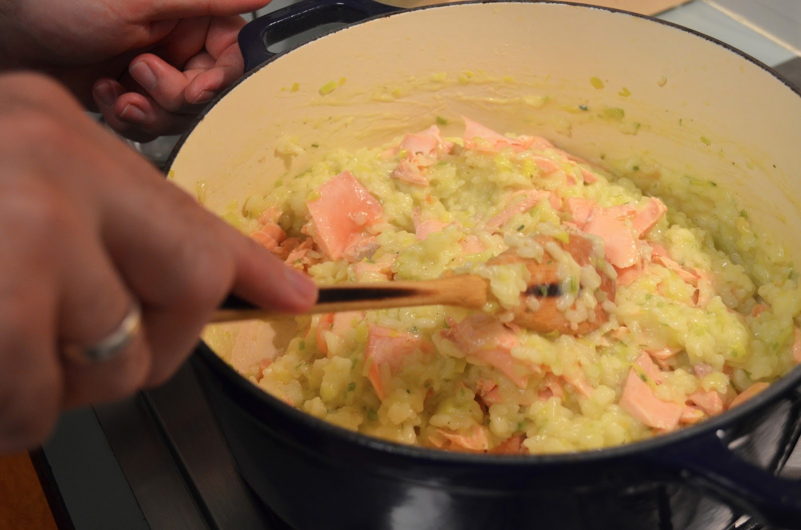Love For Days: Salmon and Leek Risotto