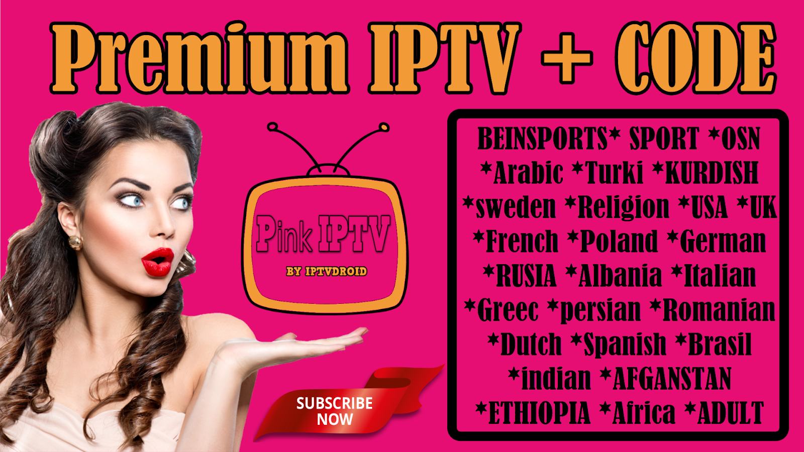 PINK IPTV : BEST IPTV PREMIUM : WATCH ALL CHANNELS OF WORLD FOR FREE ...